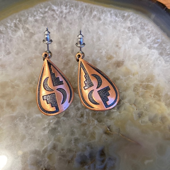 WMCO | Jewelry | Vintage Wheeler Copper Earrings 25 Guc | Poshmark